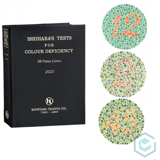 Detil produk BUKU TES BUTA WARNA ISHIHARA 14 TEMPLATE - KEBUTUHAN ANDA ...